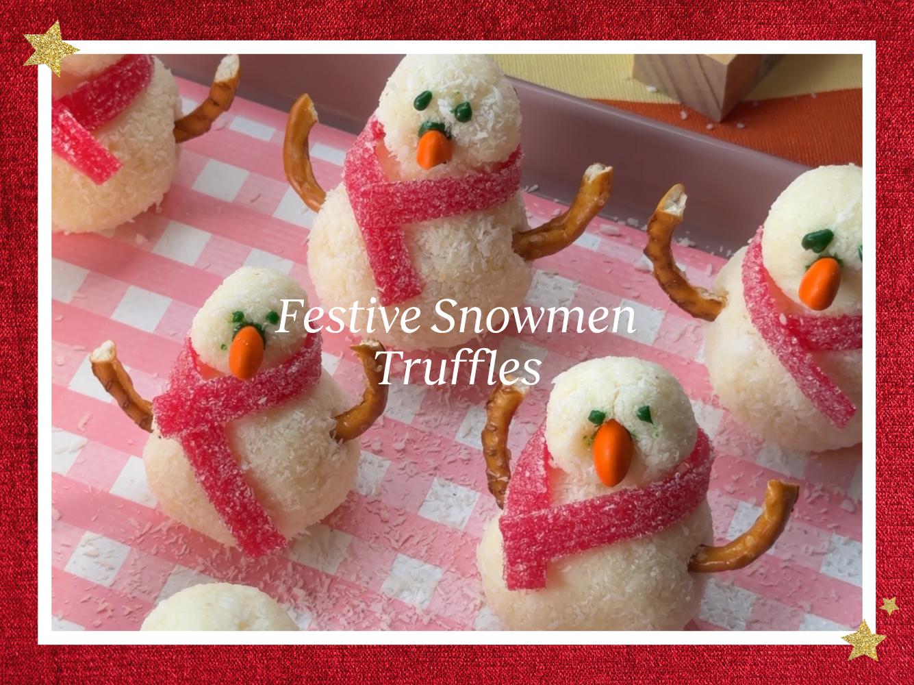 Snowmen Truffles: Festive Fun with the Crumble Essential Baking Set ...