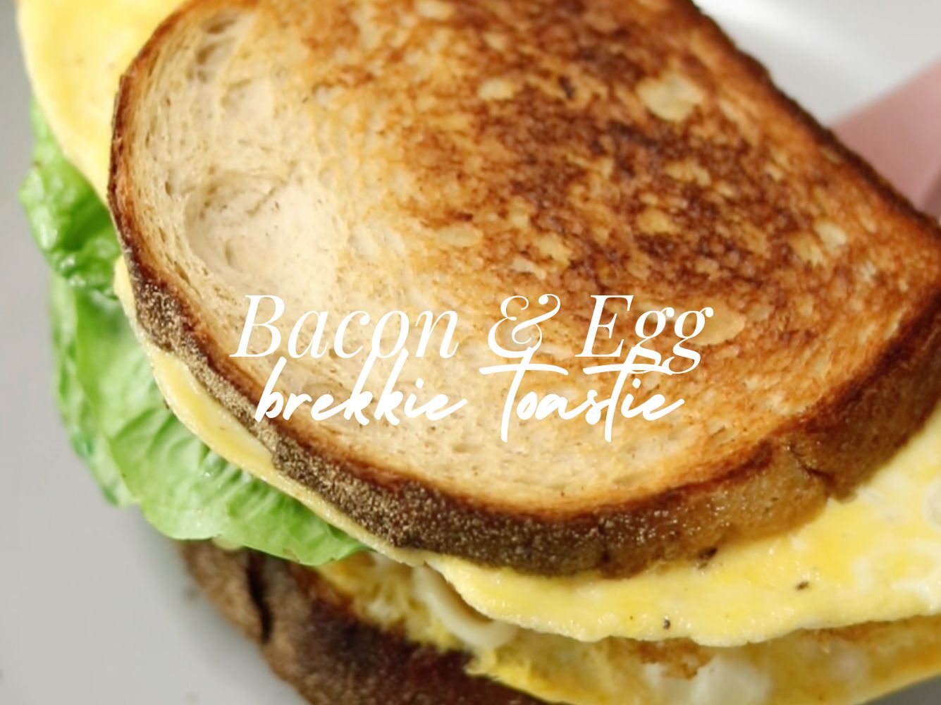 Bacon & Egg Brekkie Toastie Recipe | Crumble Cookware