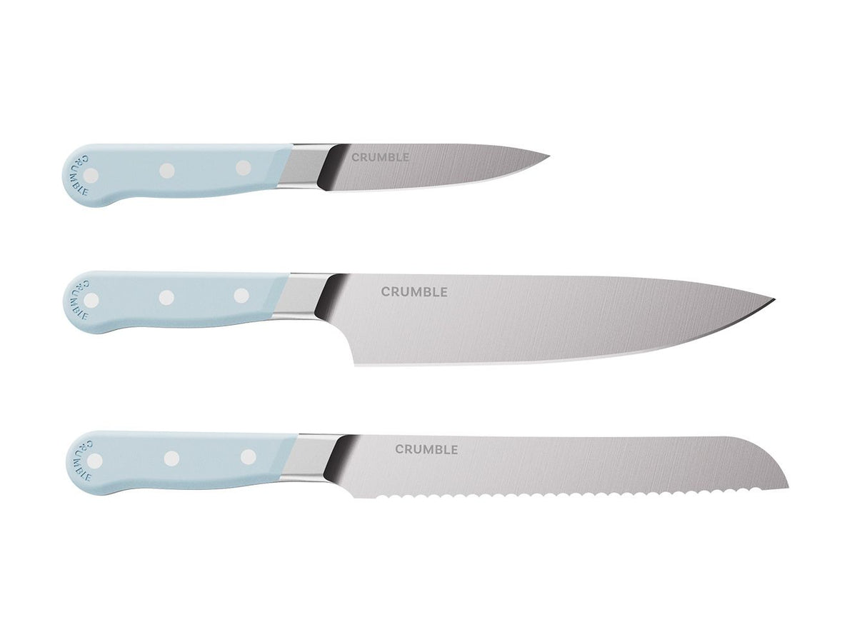 3-Piece Essential Knife Set | Crumble Cookware