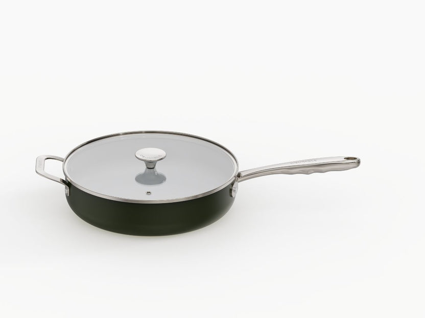 Deep Ceramic Fry Pan 28cm | Crumble Cookware