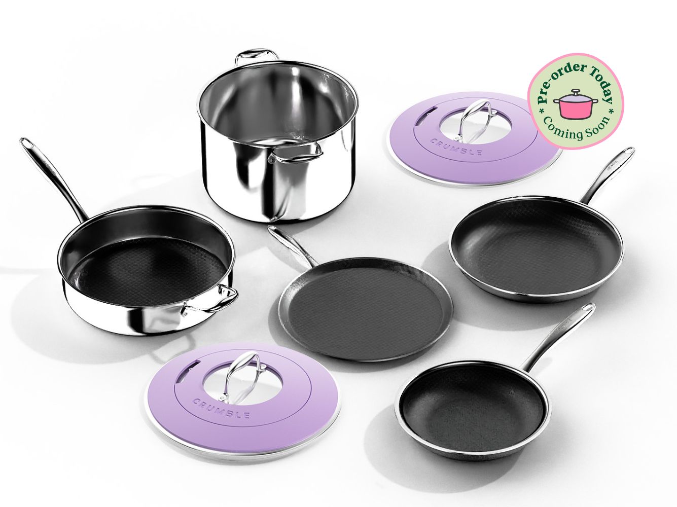 Essential Cookware | Pots, Pans & Knives | Crumble Cookware